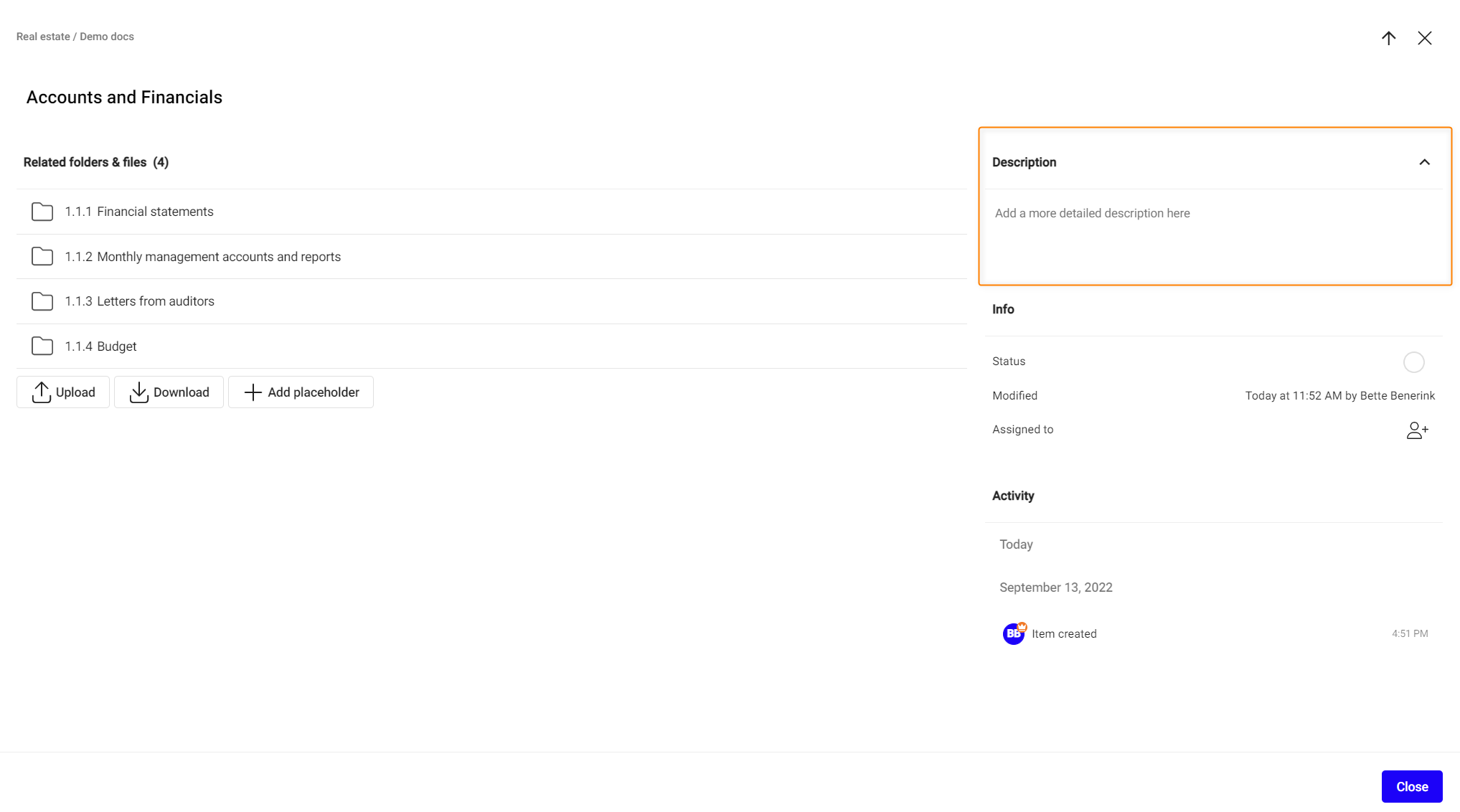 Description Of Folders And Files Virtual Vaults Help Center